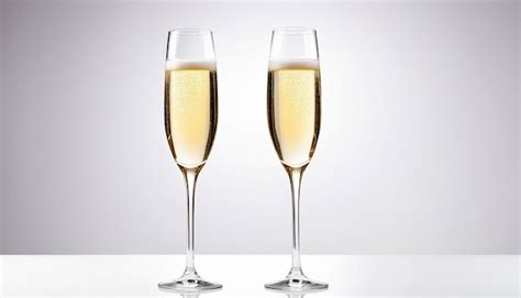 Premium Ai Image A Glass Of Champagne Isolated On A White Background