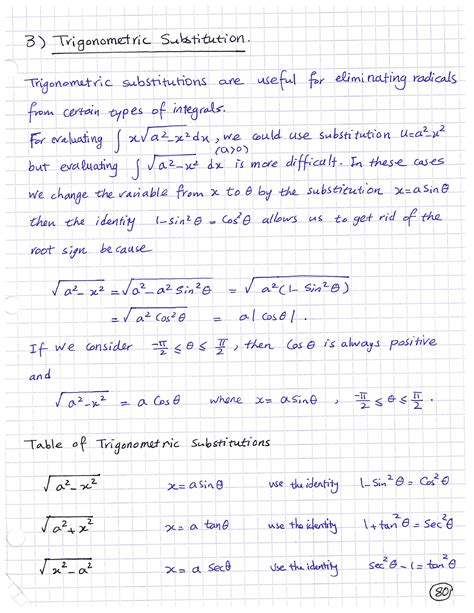 Lecture Integration Techniques MATH Studocu