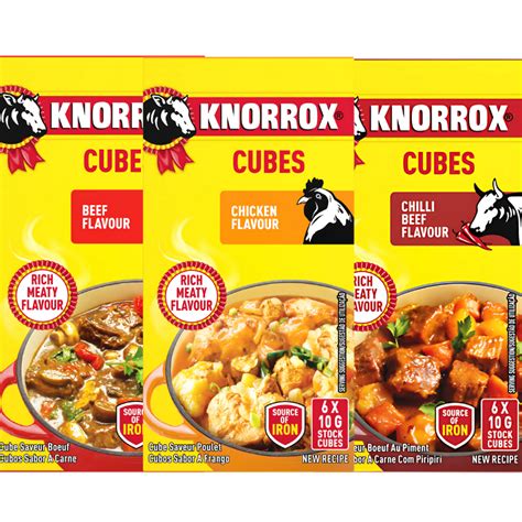 Knorrox Stock Cubes 6s 60g Mu Store