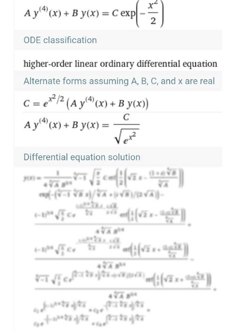 Solution How To Solve A Differential Equation With A Gaussian Function