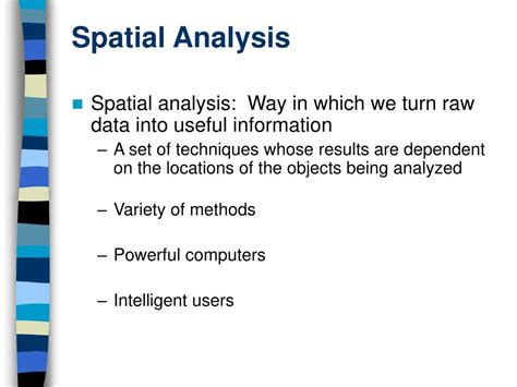 Ppt Elementary Spatial Analysis Powerpoint Presentation Free