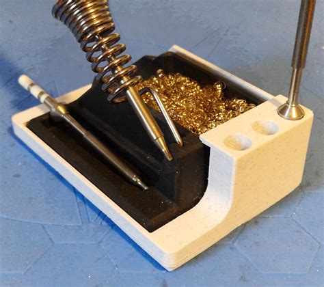 Gridfinity Ersa Pico Holder W Ts100 Pinecil Tip Storage By Dakoriki Download Free Stl Model