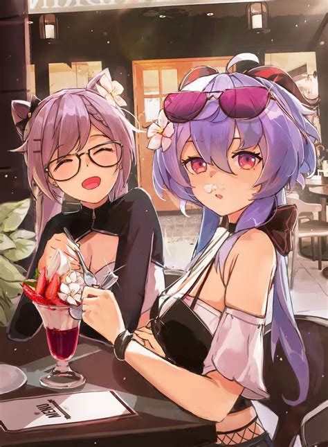 Gorgeous Women Ganyu Alone At The Forest Genshin Impact 2K Wallpaper Download