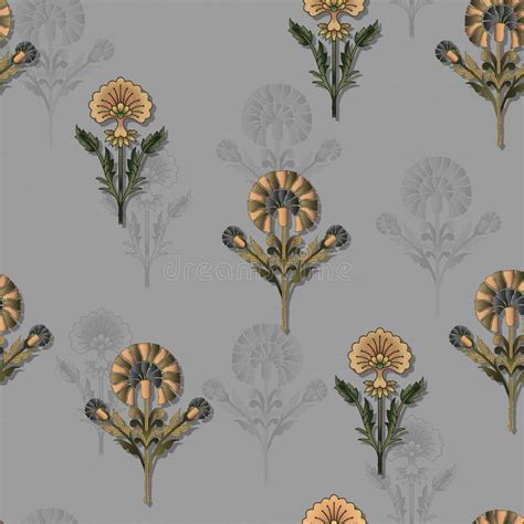 Mughal Pattern Geometric Background Stock Illustrations 3 003 Mughal