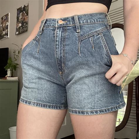 Universal Thread Womens Blue Shorts Depop