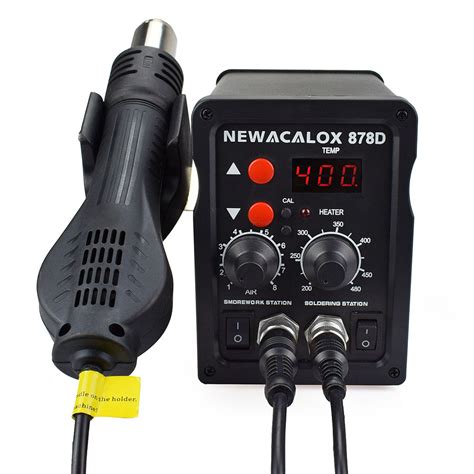 Newacalox 2in1 Digital Smd Rework Soldering Station Pcb Repair Welding ...