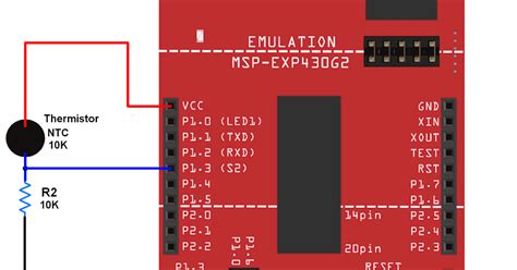 Makerobot Education Thermistor Interfacing With Msp Exp430g2 Ti Launchpad