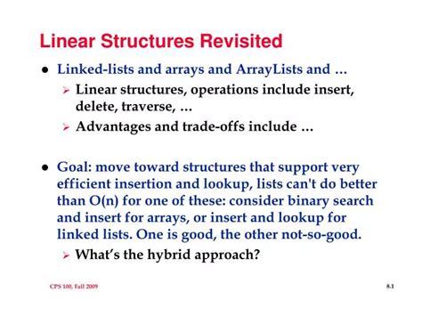 Ppt Linear Structures Revisited Powerpoint Presentation Free