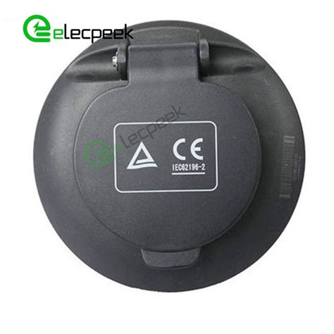 Iec Type Socket Ac Charge Port A V Socket Three Phase Ev Car For Charging Pile