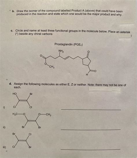 Solved A Draw The Missing Reactant Or Product For Each Of Chegg