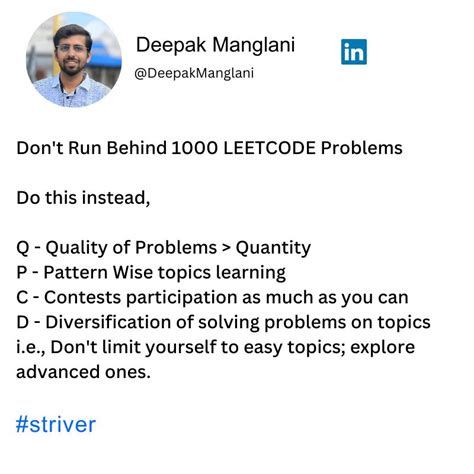 Dsa Leetcode Problemsolving Motivation Pattern Interview Job