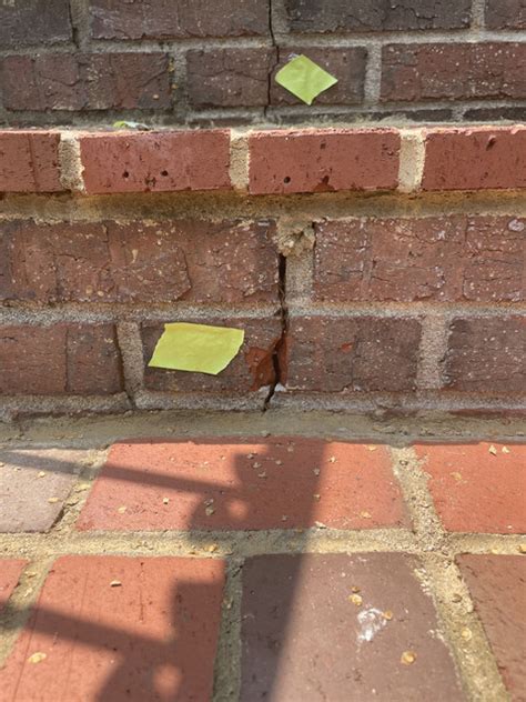 Product For Repairing Crack In Middle Of A Red Brick General