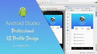 Unique Profile UI Design In Android XML Tutorial Doovi