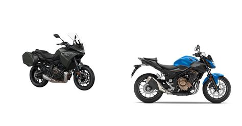 Motorrad Vergleich Yamaha Tracer 7 Gt 2021 Vs Honda Cb500f 2021