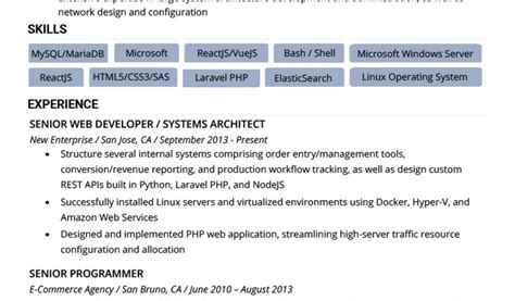 Software Engineer Qualifications Resume Software Engineer Resume