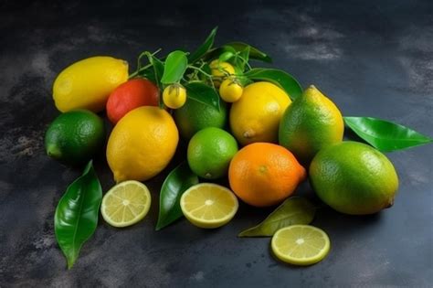 Premium Photo Top View Fresh Lemons Juicy And Sour On The Light Desk Citrus Exotic Sour Fruit