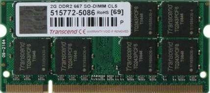 Transcend Gb Pin Ddr So Dimm Ddr Laptop Memory Model Jm Qsu G Buy Best Price In