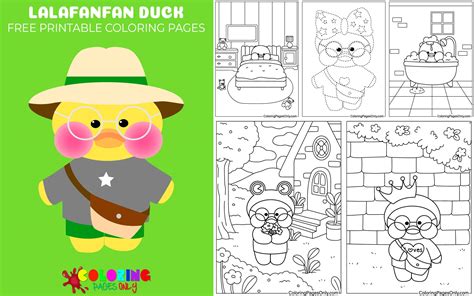 20 Lalafanfan Duck Coloring Pages Free Printable Pdf And Online Coloring
