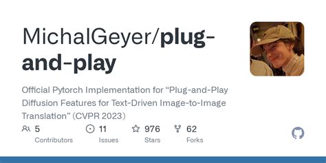 github michalgeyer plug and play official pytorch implementation for