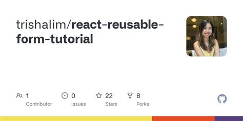 Github Trishalimreact Reusable Form Tutorial