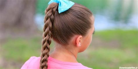 عکس بافت مو ساده بچه گانه