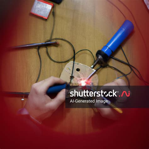 Electrical Engineer Soldering On Circular Table Ai Generated Image 2335249265 Shutterstock