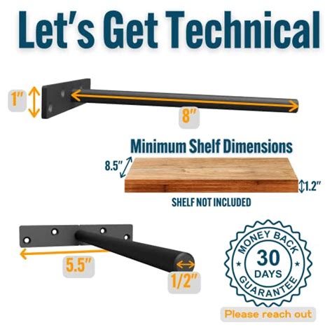 Evald The Heavy Duty Floating Shelf Bracket Heavy Duty Floating Shelf Hardware 4x Floating