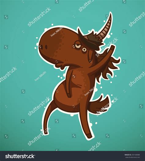 Dancing Unicorn Vector Stock Vector Royalty Free Shutterstock