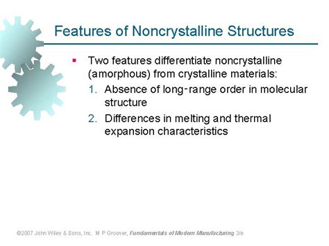 Noncrystalline Amorphous Structures Prabhjot Singh Noncrystalline Amorphous Structures