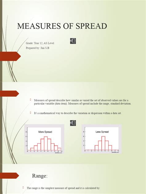 Measures Of Spread Pdf