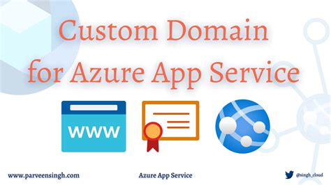 setup custom domain for azure app service parveen singh