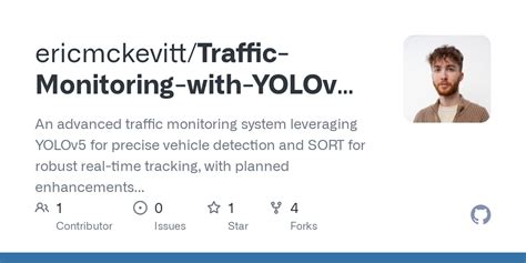 github ericmckevitt traffic monitoring with yolov5 and sort an