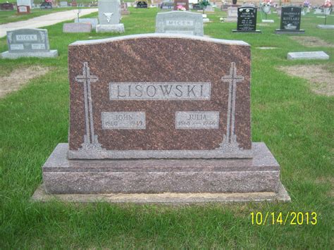 John Lisowski 1860 1949 Memorial Find A Grave