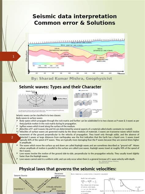 Seismic Data Interpretation Common Error And Solution Pdf Waves
