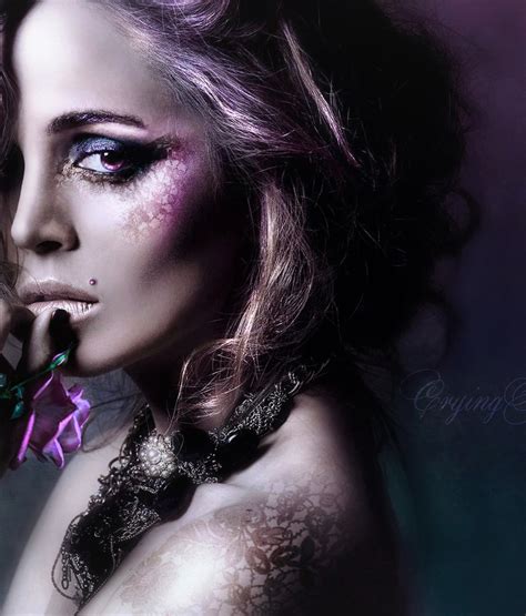 X Resolution Eliza Dushku Artistic Tattoo In Face X Resolution Wallpaper