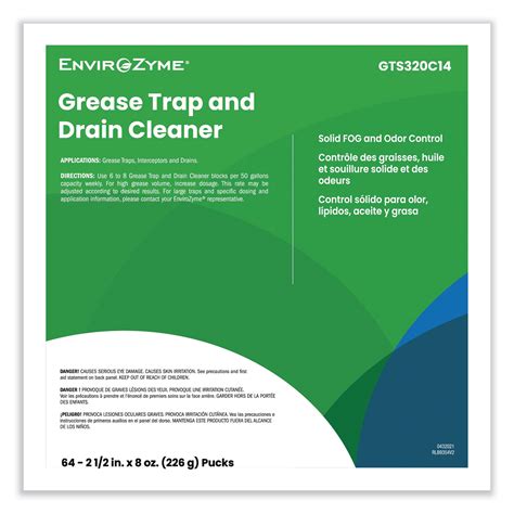 Fog Puck Large Grease Trap And Drain Cleaner 8 Oz 64 Carton Louisiana Association For The Blind