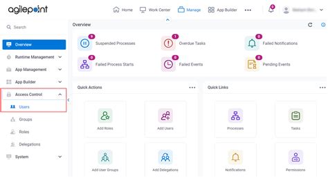 example add a new user with an agilepoint id