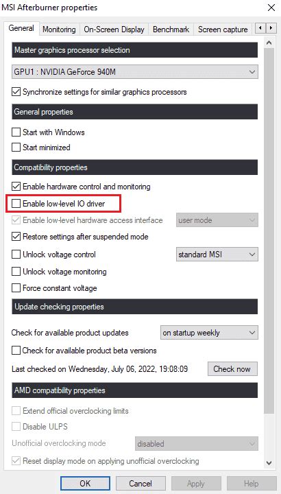 14 Ways To Fix MSI Afterburner Not Working On Windows 10 TechCult
