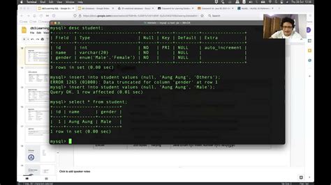 Db01 20 Enum Type Columns Youtube