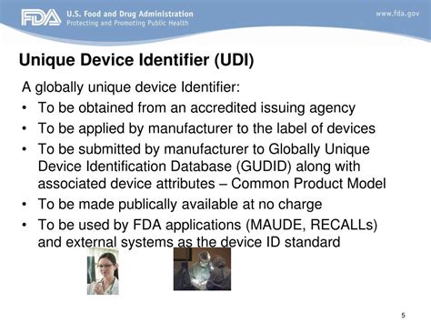 PPT Unique Device Identification And The EHR PowerPoint Presentation ID