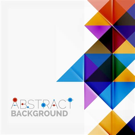 Premium Vector Abstract Geometric Background Modern Overlapping Triangles