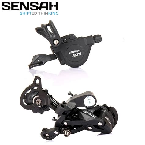 Sensah Mx8 8 단 Mtb 자전거 소형 그룹 세트 1x8 키트 오른쪽 시프터 레버 뒷 변속기 Sgs 최대 40t