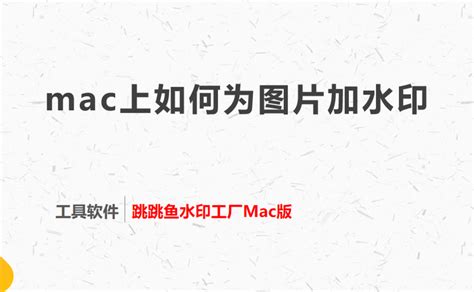 Mac上如何为图片加水印？跟着步骤一起学习吧 知乎