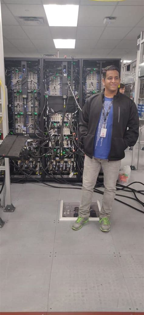First View Of Z15 4 Frames At Mainframe Assembly Center Ibm