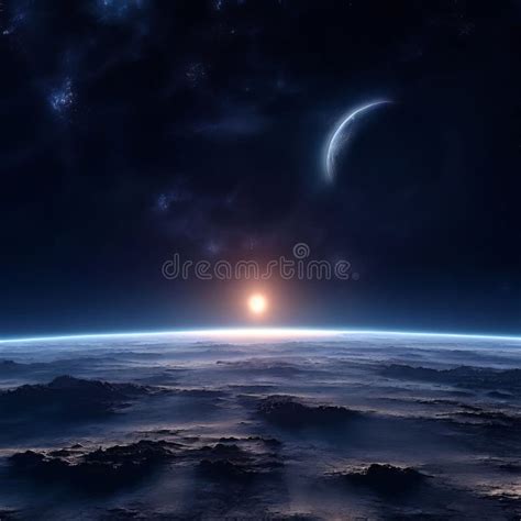Empty Space A Region Of Space Devoid Of Matter Or Energy Clos Stock Illustration Illustration