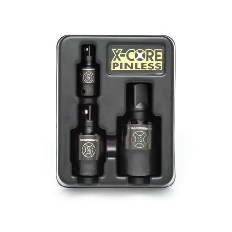 3 Pc X Core™ Pinless Impact Universal Joint Set
