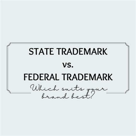 State Trademark Vs Federal Trademark