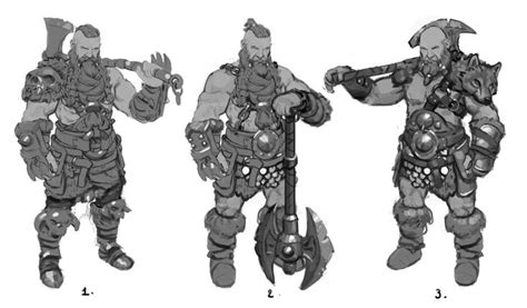 Artstation Barbarian Concept Joris Dewolf Barbarian Concept