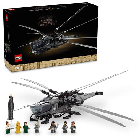 LEGO Icons Dune Atreides Royal Ornithopter 10327, Collectible Dune ...