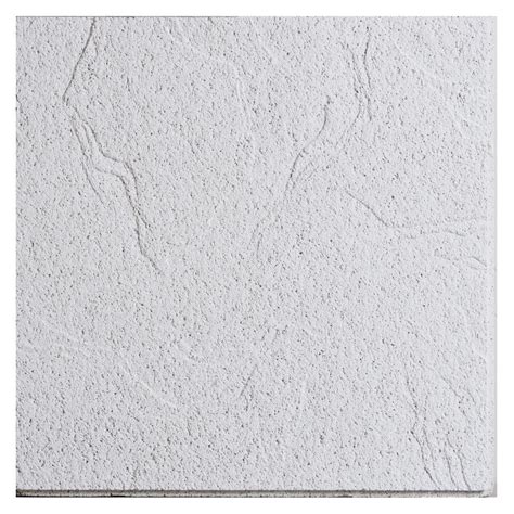 Usg Ceilings 2 Ft X 2 Ft Sandrift White Fineline Edge Lay In Ceiling